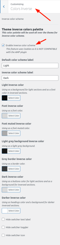 Light and Dark Color Scheme for WordPress is Easy with the ExS Theme ...